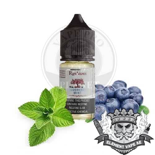 Blueberry Mint Salts By ripe Vapes 30ml 30mg 50mg - Dammam Vape